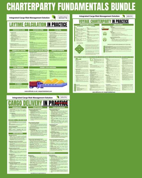 Charterparty Fundamentals Bundle - Cargo Cheat Sheets