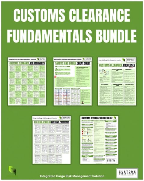 Custom Clearance Fundamentals Bundle - Cargo Cheat Sheets